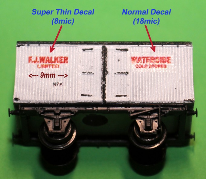 Super Thin Waterslide Decal Paper for small scale plastic models